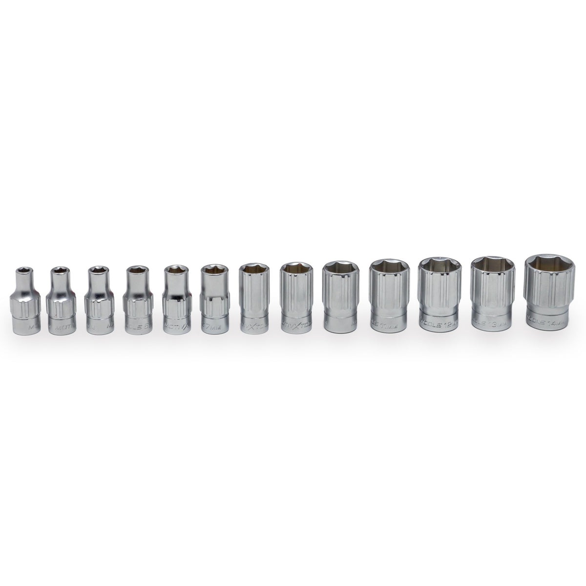 1/4" Drive Metric & SAE Socket And Ratchet Set - 32 Pc - Motivx Tools