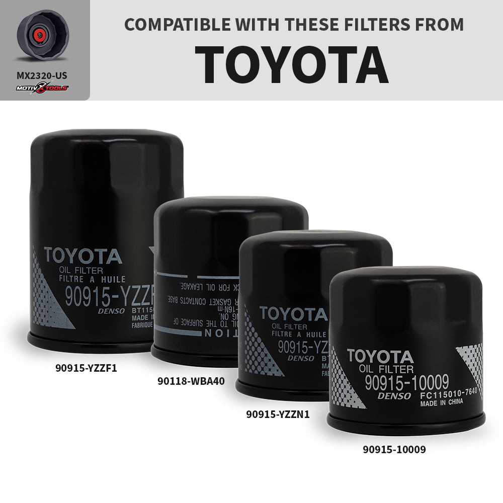 Toyota, Lexus, and Scion Oil Filter Housing and Wrench Guide - Motivx Tools